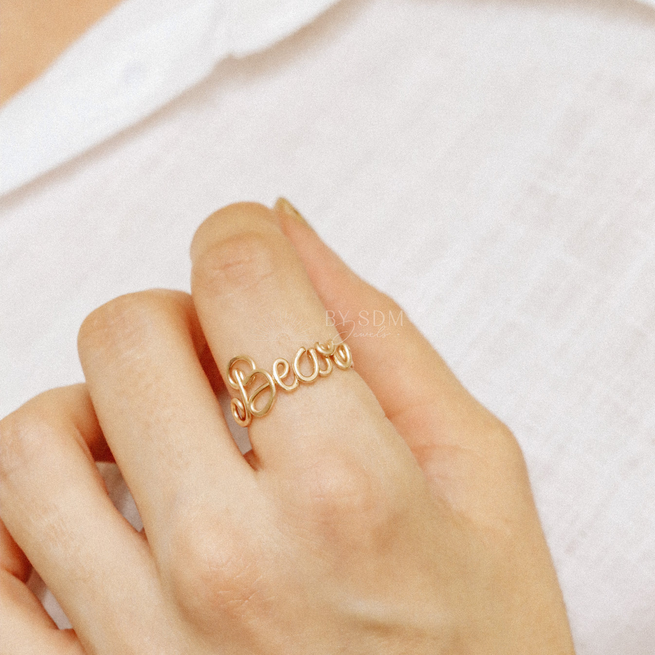 Personalized Name Ring – Bysdmjewels