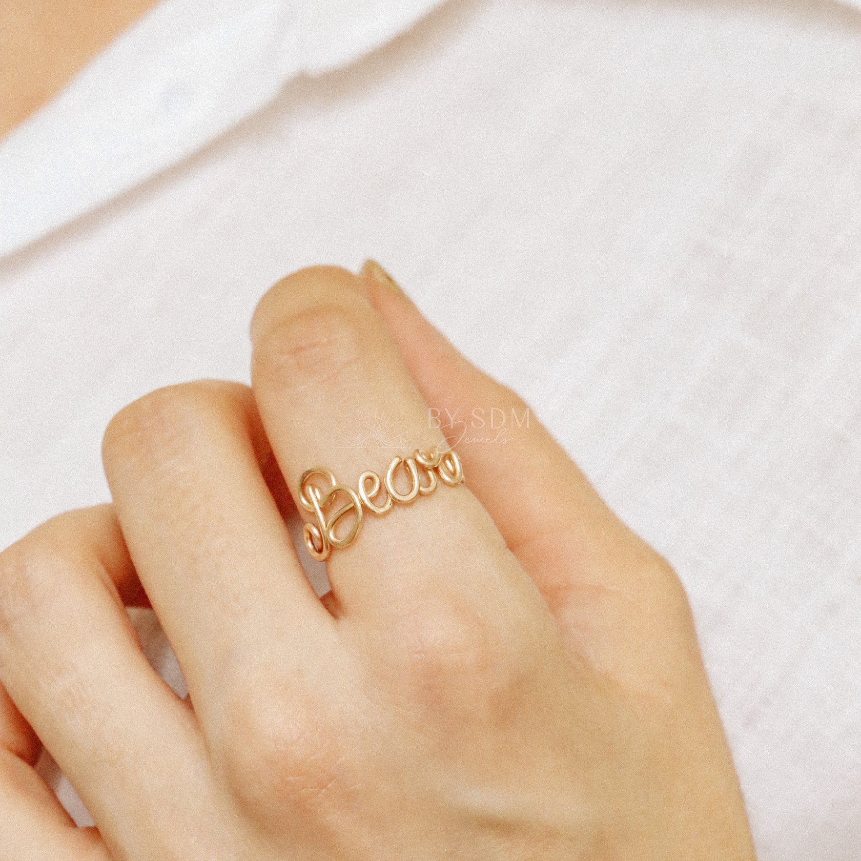 Personalized Name Ring – Bysdmjewels