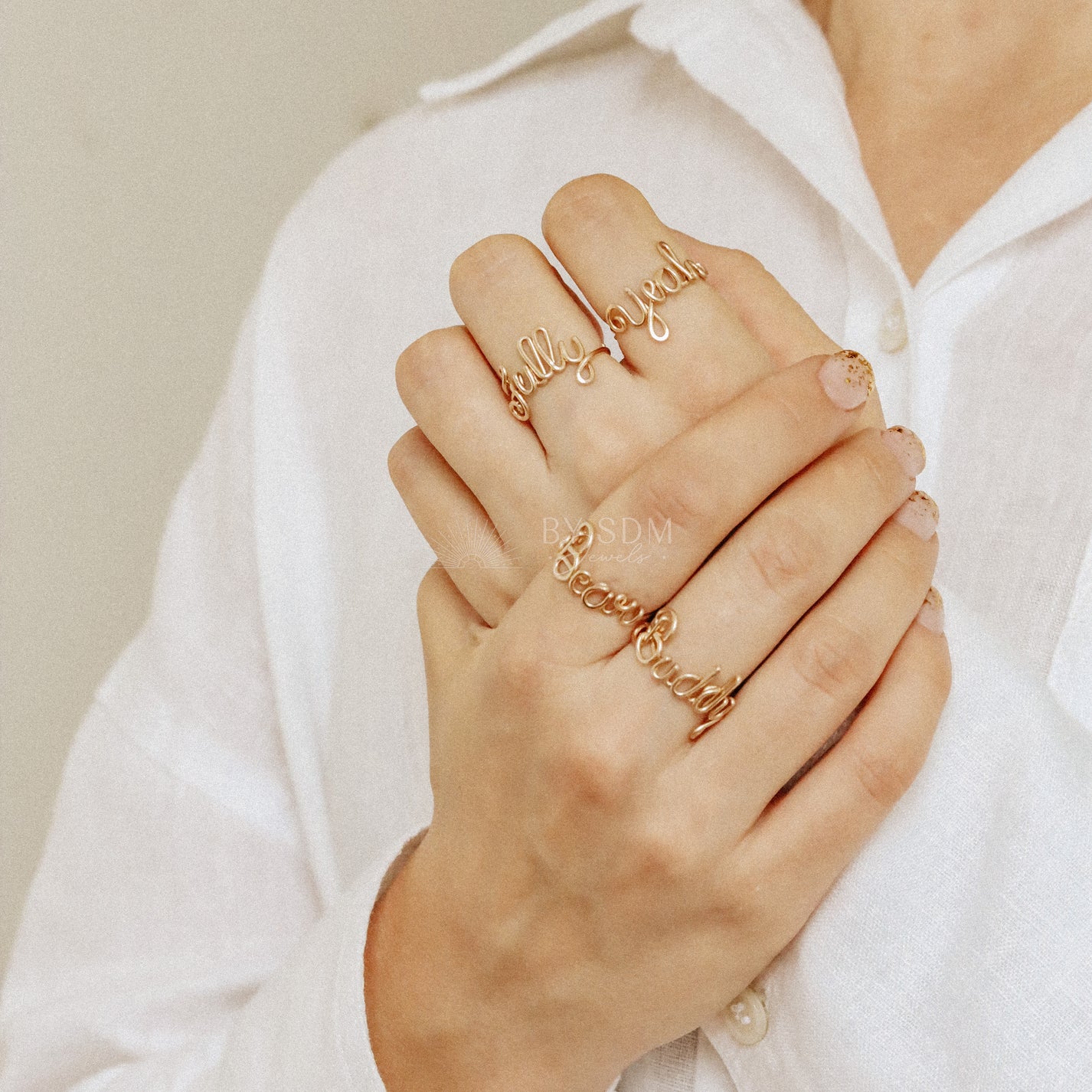 Personalized Name Ring – Bysdmjewels